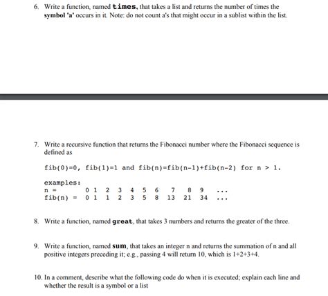 Solved B Use The Following Guidelines Give Identifiers