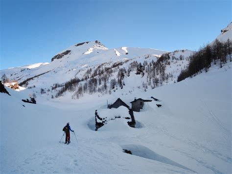 Corbernas Monte Da Alpe Devero Per La Bocchetta Di Scarpia Sci
