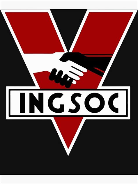 Ingsoc Logo Poster For Sale By Erinkatzoff Redbubble