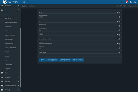 6 System — Freenas®112 U7 User Guide Table Of Contents