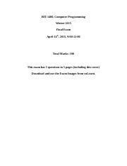 Sample Midterm 1400 Pdf BIT 1400 Sample Midterm The Following Can Act