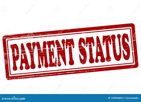 Payment Status Stock Illustration Illustration Of Disbursement 109905805