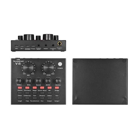 Compact External Sound Card Audio Mixing Usb Audio Grandado