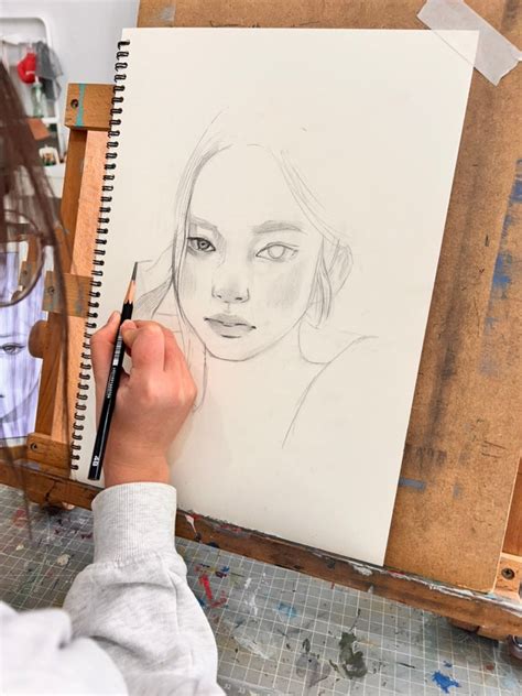 인물드로잉 깊이감 있는 소묘 부산 취미 미술 아이랑 함께 네이버 블로그