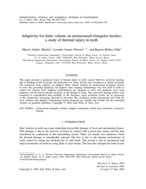 Pdf Adaptivity For Finite Volume Methods On Unstructured Meshes