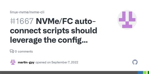nvme fc auto connect scripts should leverage the config json file for