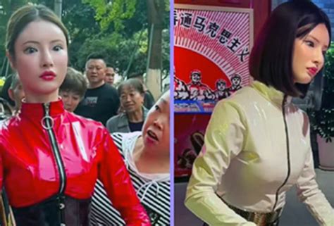 전단지 돌리는 미녀 로봇 변장한 식당 26세 女사장님