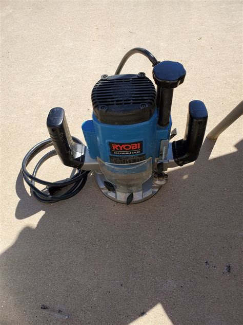 Ryobi Re 600 3hp Electronic Variable Speed Plunge Router For Sale