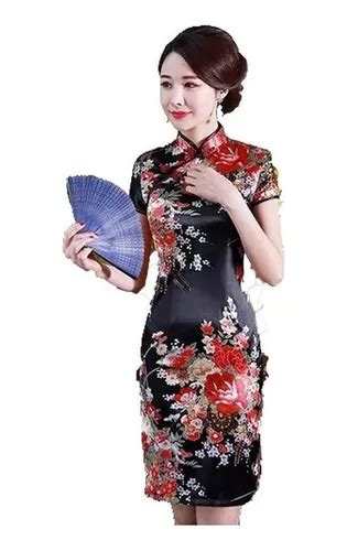 Vestido Chino Tradicional Qipao Cheongsam Cuotas sin interés