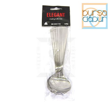 Lchw Sendok Sup Kecil 6 Pcs Pack Lchw04 Bursa Dapur