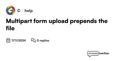 Multipart Form Upload Prepends The File C