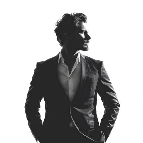 14000 Black Suit Minimalist Pictures