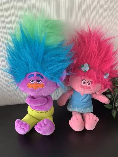 Dreamworks Trolls Poppy And Creek Plush Toys £15 00 Picclick Uk