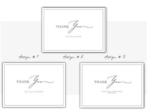 Printable Thank You Card Printable Card Digital Download Instant