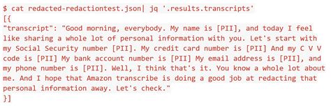 Amazon Updates Transcribe With Automatic Redaction Of Personally