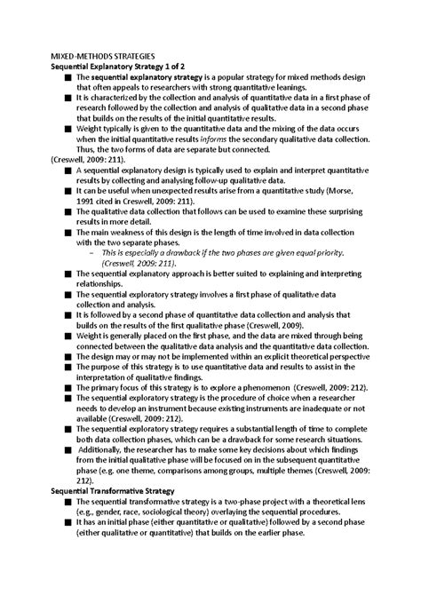 Mixed Method Strategy Mixed Methods Strategies Sequential Explanatory Strategy 1 Of 2 The