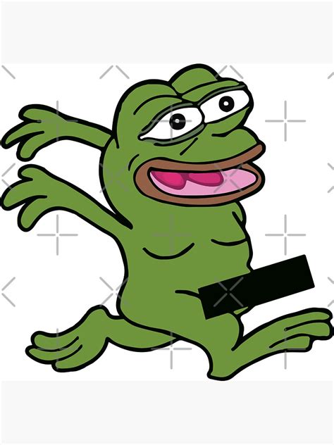 PepeTheFrog Smiling Naked Streaking Memes With Censored Zone Memes War