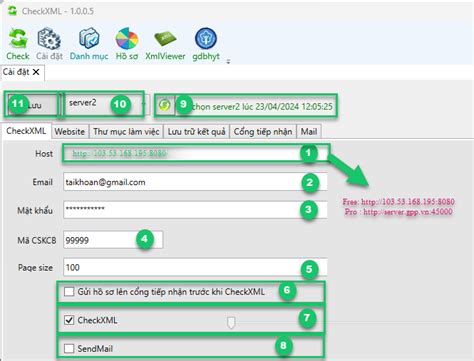 Checkxml Setup