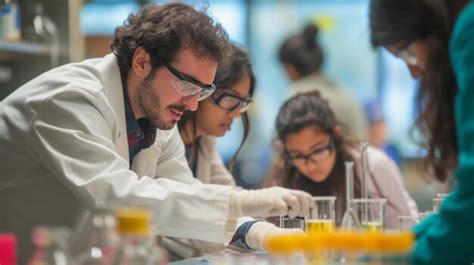 Premium Photo Chemical Engineers Teaching Science And Engineering To