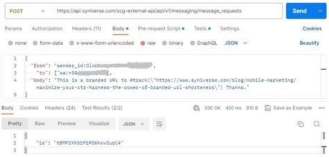 branded url with scg syniverse developer community