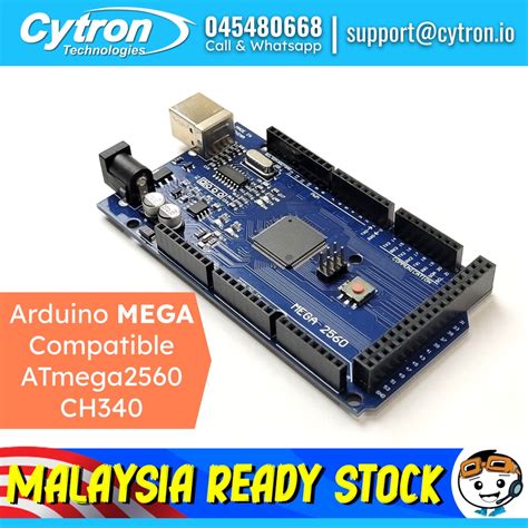 Arduino Mega Atmega Ch Compatible Free Usb Cable Suitable For