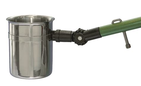 Angled Sample Beaker Stainless Steel Häberle