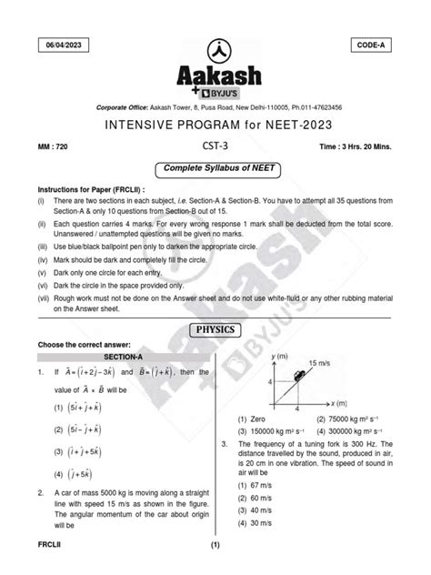 Neet Questio Paper Cst 3 2022 Pdf Ammonia Physical Quantities