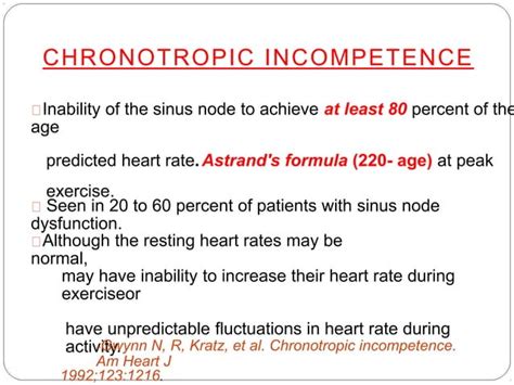 Sinus Node Dysfunction Ppt