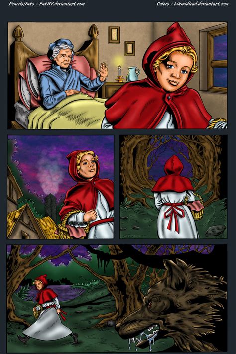 Little Red Riding Hood Colors By Likwidlead On Deviantart