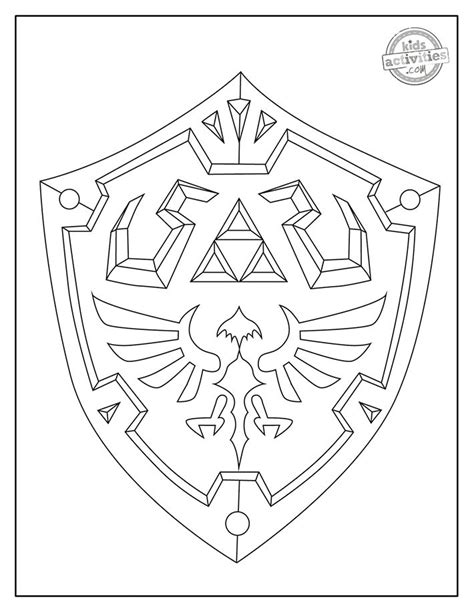 Free Printable Legend Of Zelda Coloring Pages