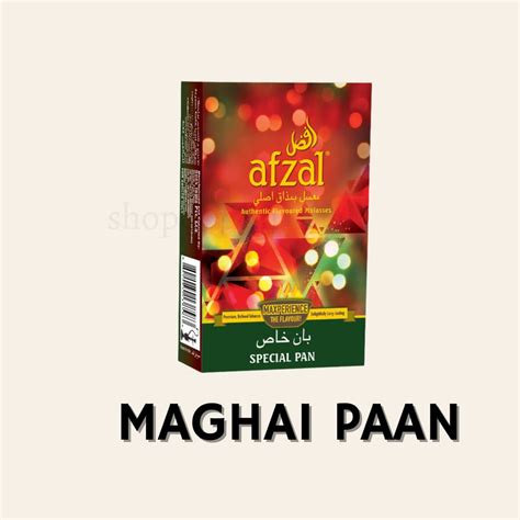 Buy Afzal Maghai Pan Hookah Flavor 50g