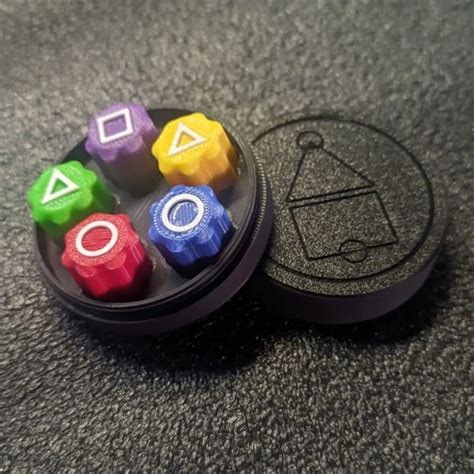 🦑 Gonggi Squid Game Pocket Version・ Stl File For 3d Printing・cults