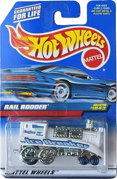 Mattel Hot Wheels Rail Rodder White 1043 Toys And Games