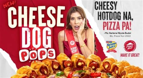 Super Cheesy Bite Sized Glizzies Pizza Huts All New Cheesedog Pops