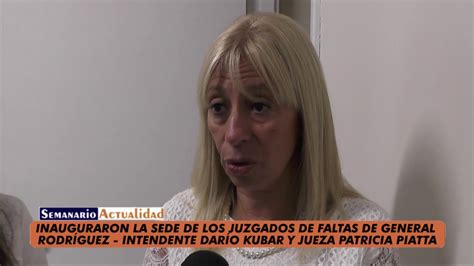 Inauguraron La Sede De Los Juzgados De Faltas En General Rodríguez