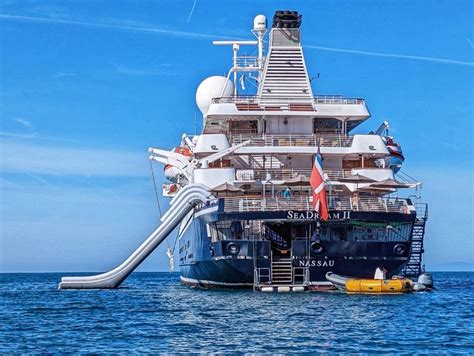 Seadream Yacht Club Installs New Slide On Seadream Ii Cruise Industry