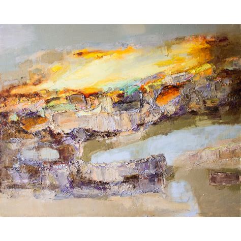 Купить картину Закат Озеро в Москве от художника Давыдов А В