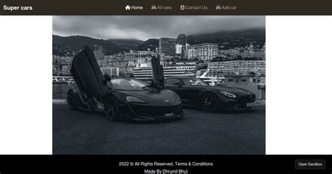 Car Details Codesandbox