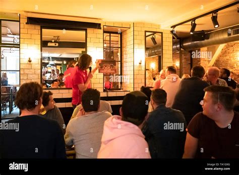 Amsterdam 20 05 2019 Ajaxlife Pubquiz De Ebeling Amsterdam Stock