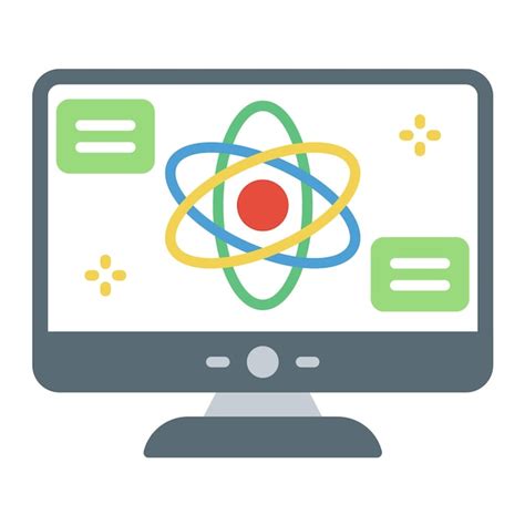 Premium Vector Quantum Computing Vector Illustration Style