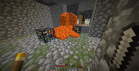 I Found A Cave Spider And Skelly Spawner Next To Each Other Rminecraft