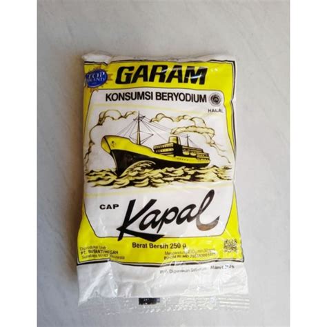 Jual GARAM CAP KAPAL 250GRAM Shopee Indonesia