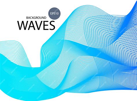 Premium Vector Abstract Flowing Lines Background