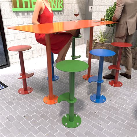 Spectrum Rectangle Bar Table Draffin Street Furniture