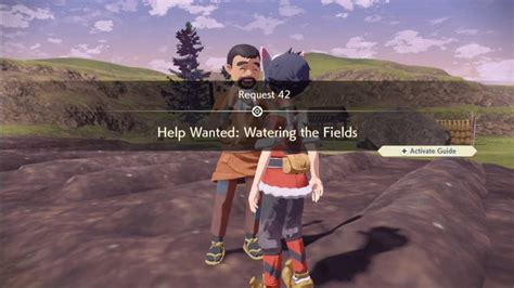 Pokemon Legends Arceus Help Wanted Watering The Fields Guide Hold To