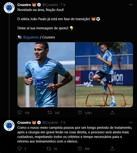 Cruzeiro Fica Próximo De Ter Novo Reforço Para O Meio Campo