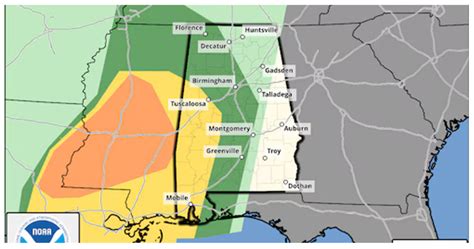 Alabama Could Experience Severe Storms Overnight