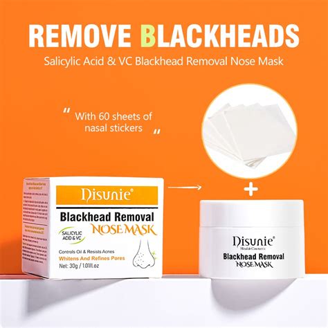 Salicylic Acid Blackhead Removal Nose Mask Oil Control Deep Cleaning
