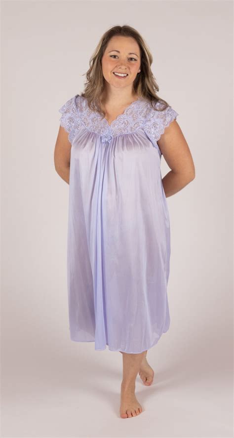 Womens Short Cap Sleeve Nightgown Shadowline