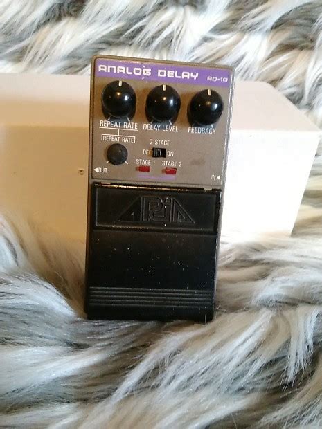 Aria Ad 10 Analog 2 Stage Delay 1982 Grey Silver Reverb Uk